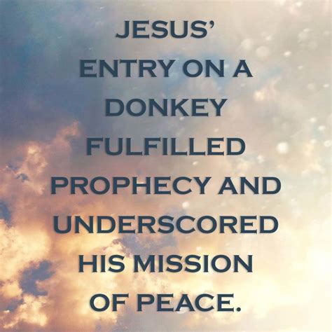 Prophecies Fulfilled By Jesus