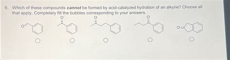 Solved Which of these compounds cannot be formed by | Chegg.com