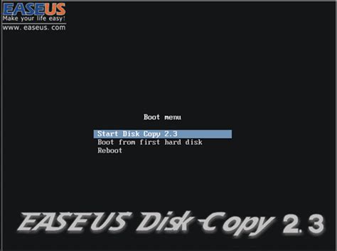 EaseUS Disk Copy Screenshot