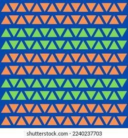 Seamless Set Triangle Pattern Blue Background Stock Illustration Shutterstock