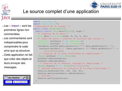 PPT Programmation Objet en JAVA Remise à niveau ère partie Introduction à la P O O en
