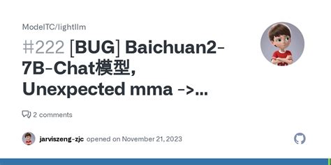 BUG Baichuan2 7B Chat模型Unexpected mma mma layout conversion Issue 222 ModelTC