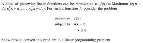 Convert This Problem Into Linear Programming Format Mathematics Stack