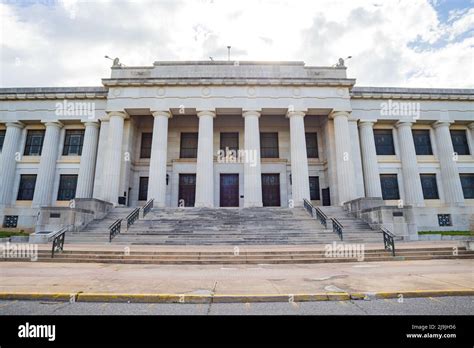 Sunny Exterior View Of The Scottish Rite Masonic Temple At Guthrie