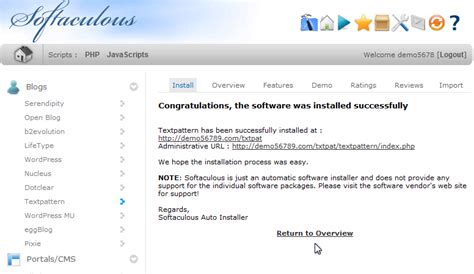 how to install a script using softaculous kb