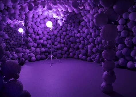 Daniel Arsham Creates Colourful Cave From Moulded Sports Balls