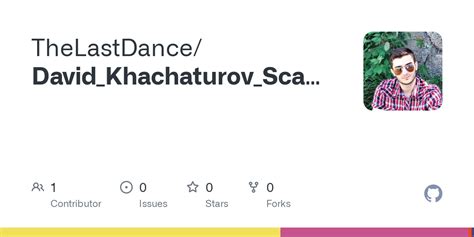 GitHub TheLastDance David Khachaturov Scandiweb Test
