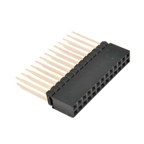 stacking header 2x13 extra tall 2x13 pin female connector 2 54 mm
