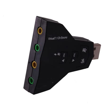 Купить внешний 7.1-канальный usb аудио звуковая карта для ноутбука pc ...
