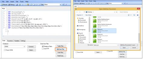 Reuse Qlikview Data Model In Another File Using Binary Load