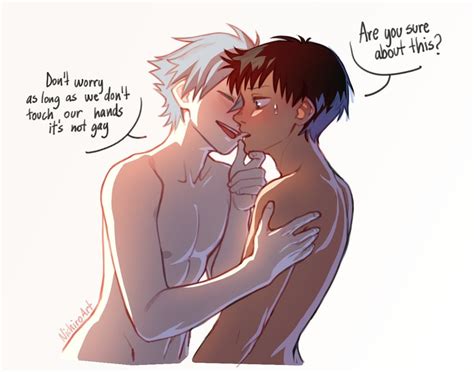 Ikari Shinji And Nagisa Kaworu Neon Genesis Evangelion Drawn By
