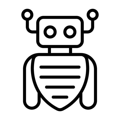 Robot Assistant Vector Icon 26330508 Vector Art At Vecteezy