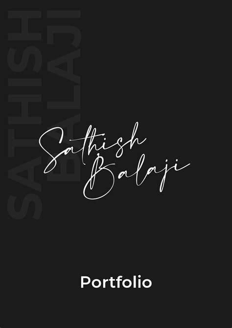 Sathish Balaji Portfolio Sathishbalaji0612 Page 1 10 Flip Pdf Online Pubhtml5