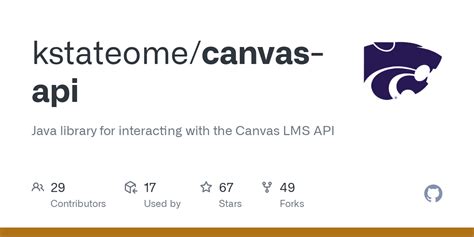 Github Kstateomecanvas Api Java Library For Interacting With The Canvas Lms Api