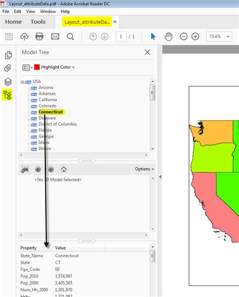 How To View Attribute Data In Exported Pdf Files Mapinfo Professional