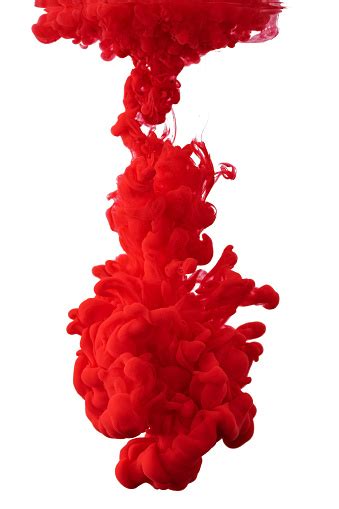 물에서 아크릴 잉크는 흰색 배경에 고립 된 추상연기 패턴을 형성 개념에 대한 스톡 사진 및 기타 이미지 개념 디자인 러시아 Istock