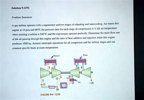 Solved Solve Using Variable Specific Heat Assumption Instead Of Constant Solution 9127e