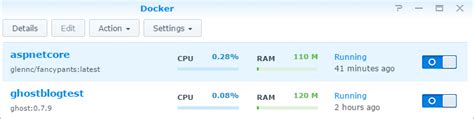 Docker On A Synology Nas Also Running Aspnet And Net Core Scott