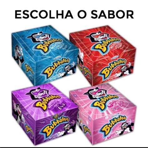 Chiclete Bubbaloo Caixa Com 60 Unidades Adams Shopee Brasil