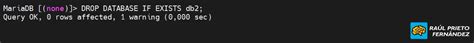 C Mo Eliminar Una Base De Datos En Mysql Mariadb