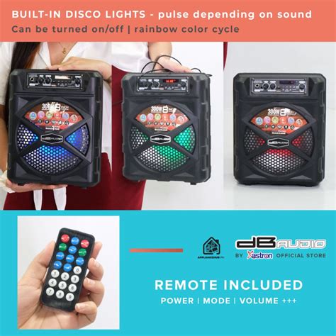 DB Audio By Astron BLUETREK PA 0866B Portable Bluetooth Speaker 300W Astron Appliances PH