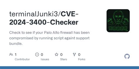 Github Terminaljunki3 Cve 2024 3400 Checker Check To See If Your Palo Alto Firewall Has Been