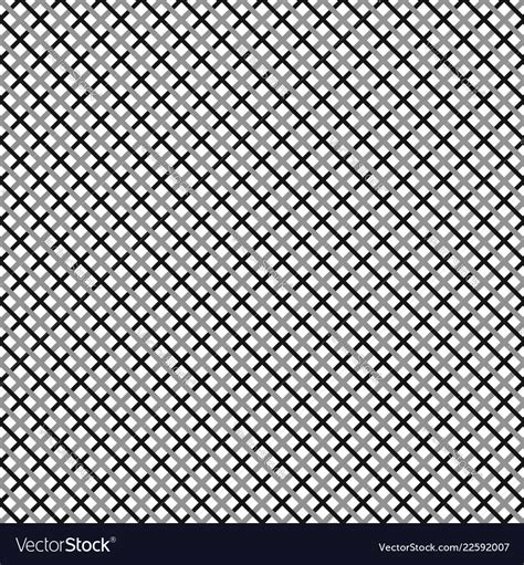 Grid Mesh Pattern With Interlacing Lines Cross X Vector Image