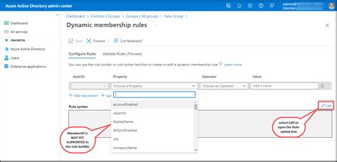 how to add group membership in a dynamic group