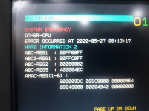 Ram Parity Error And Other Cpu Error Fanuc 15mb