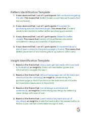 Pattern Identification Pdf Pattern Identification Template It Was Observed That Out Of