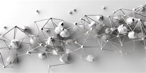 premium ai image 3d network connections with plexus design background