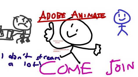 Using Adobe Animate Live I Dont Stream A Ton And Suck At Animating PLS GIVE TIPS YouTube