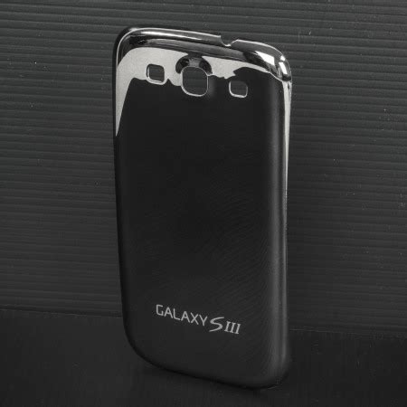 Replacement Back For Samsung Galaxy S3 Metallic Black