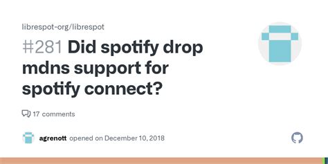 Did Spotify Drop Mdns Support For Spotify Connect · Issue 281