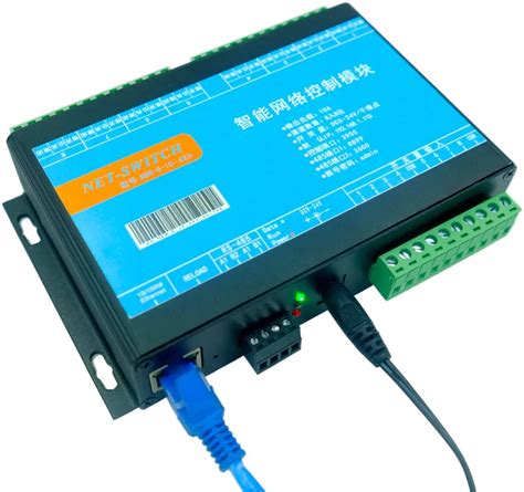 8 In 8 Out 10a Network Relay Dual Rs485 Tcp Udp Ethernet Internet