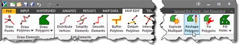 Reshape Polygons Command Civilgeo Knowledge Base