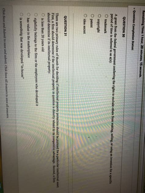 Solved Our 15 V Question Completion Status Question 30 A
