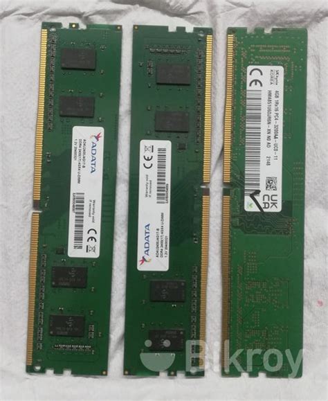 Ddr4 Ram 4gb Desktop বিক্রি নিউ মার্কেট Bikroy