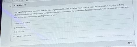 solved question 48lisa loves her job as an executive
