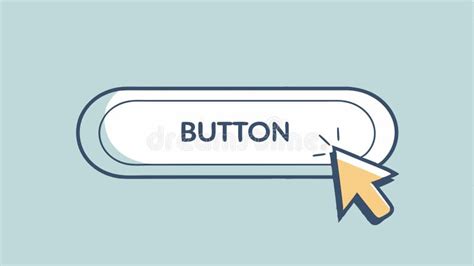 Button With Cursor Design Interactive Ui Element Vector Design Generative Ai Stock Vector