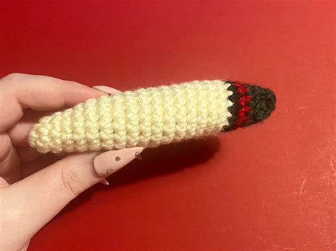 Catnip Toy Joint Blunt Crocheted Etsy