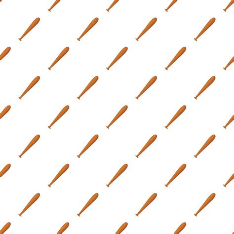 Baseball Bat Pattern Cartoon Style 15029738 Vector Art At Vecteezy