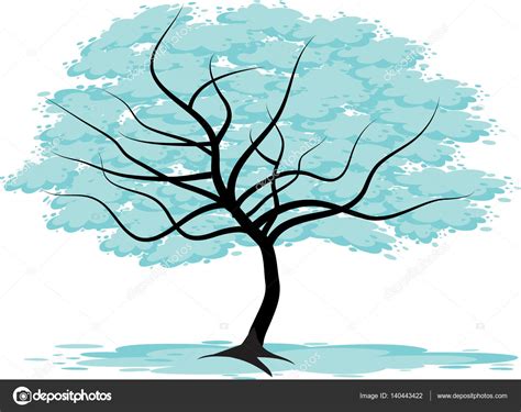 Tall Trees Drawing Stock Photo Wenpei 140443422