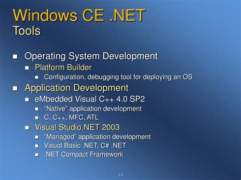 Ppt Windows Ce Development Powerpoint Presentation Free Download Id