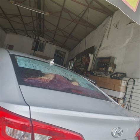 부산자동차썬팅 Lf쏘나타 전면 및 후면 뒷유리 기포 뽀글이 제거후 열차단 90프로 썬팅 재시공 부산광역시 사상구 괘법동 비즈프로필