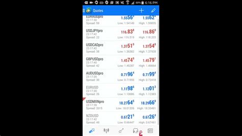 how to set up a demo or live meta trader 4 mt4 account on your phone