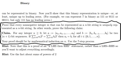 Solved Binary Can Be Represented In Binary Now You Ll Show Chegg
