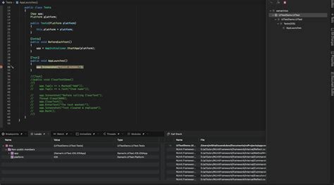 Visual Studio For Mac Debugging UI Tests Using Xamarin UITest Issue Microsoft