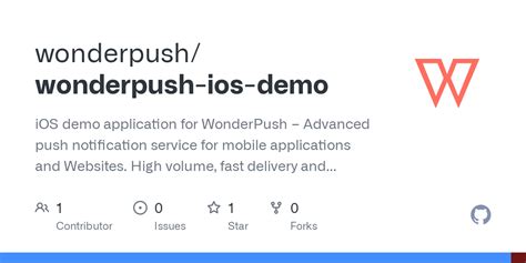 Github Wonderpushwonderpush Ios Demo Ios Demo Application For