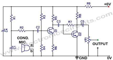 Condenser Mike Pre Amplifier Circuit Under Repository Circuits 41511 Next Gr